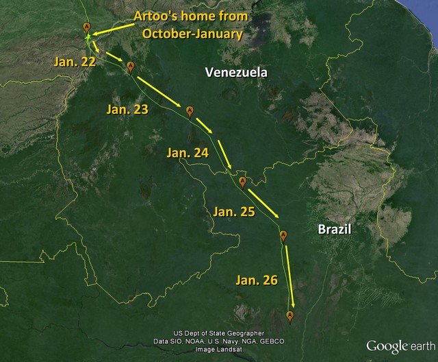 Project OspreyTrack: Artoo Map | Squam Lakes Natural Science Center